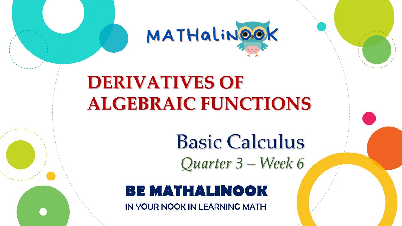Basic Calculus | Derivatives of Algebraic Functions - YouTube
