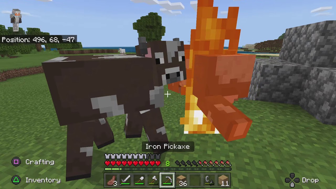 Minecraft netherite founders ep 2 food farming - YouTube