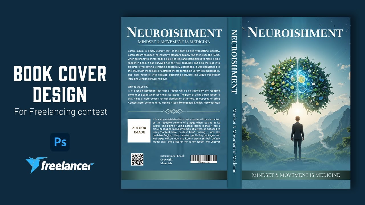 How to Design a Stunning Book Cover in Photoshop | Freelancing Contest ...