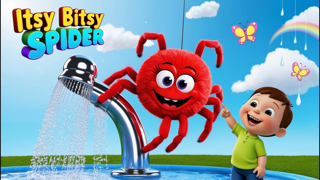 Itsy Bitsy Spider | Nursery Rhyme for Kids | 3D Cartoon Song - YouTube