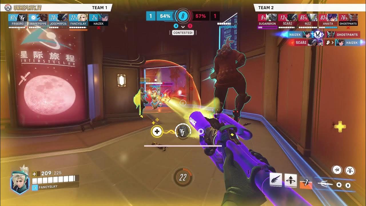 Support Diff by FANCYSLAY — Overwatch 2 Replay SV4NM5 - YouTube