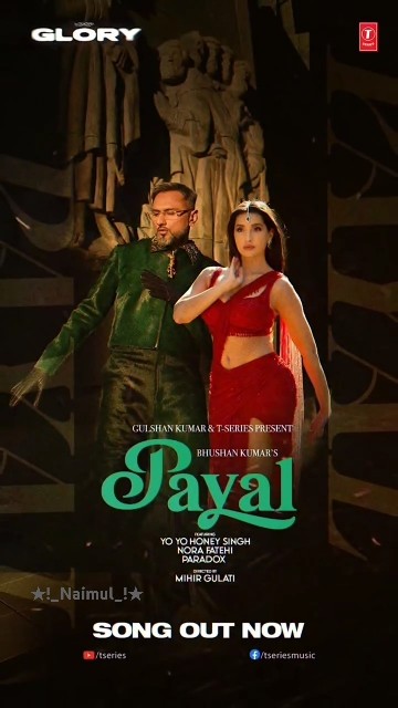 'PAYAL'SONG OF THE YEAR "GLORY" BY YO YO HONEY SINGH.#youtubeshorts # ...