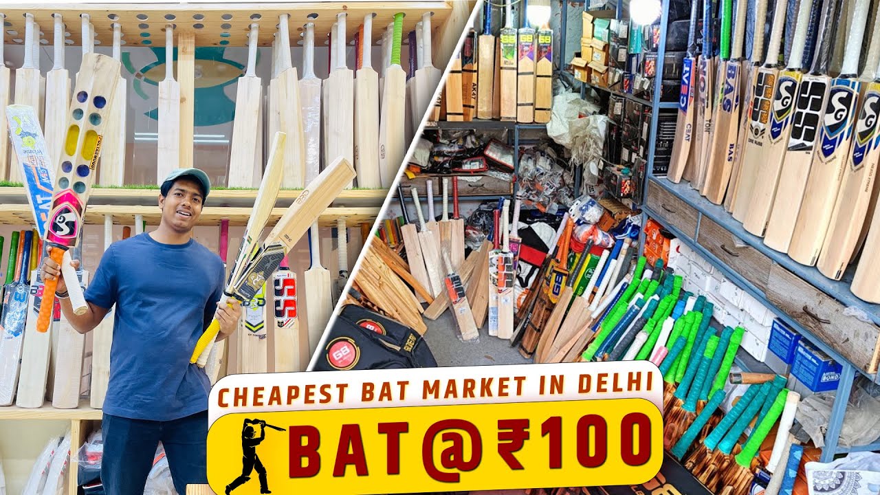 Cheapest Cricket Bat Market in India | FACTORY PRICE | Sports Item ...