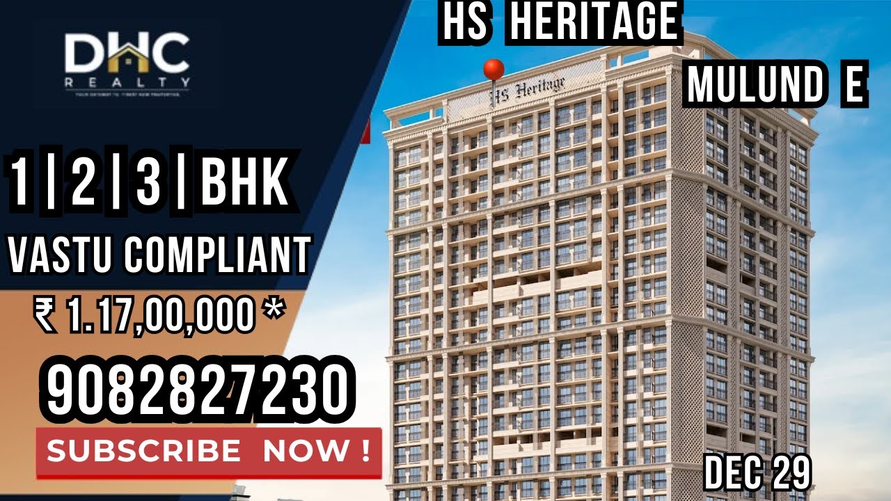 H S Heritage in Mulund East, Mumbai | Sample Flat Tour | 1Bhk | 2Bhk ...