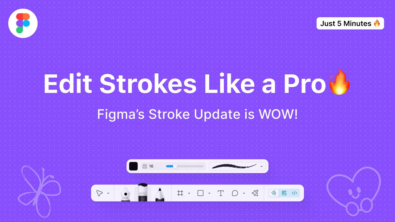 New to variable width stroke | Figma - YouTube