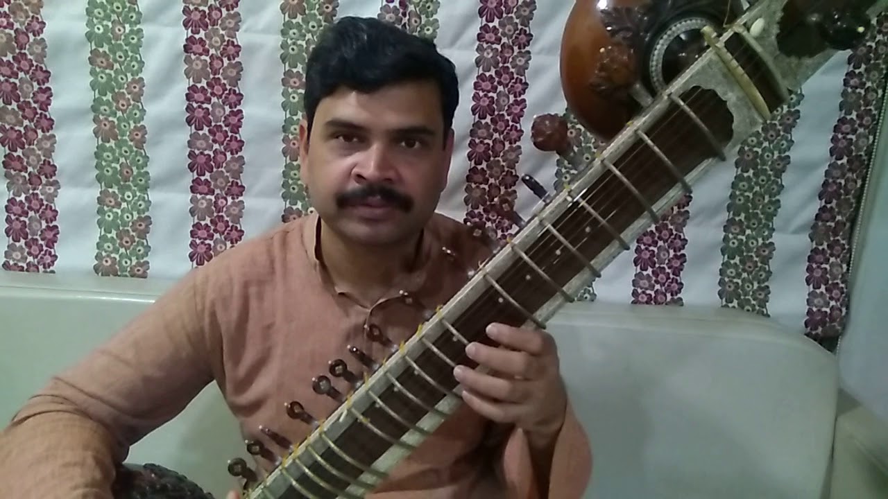 Sitar Basic Lesson # 4 - Pa To pa Sa Re Ga Ma Practice - YouTube