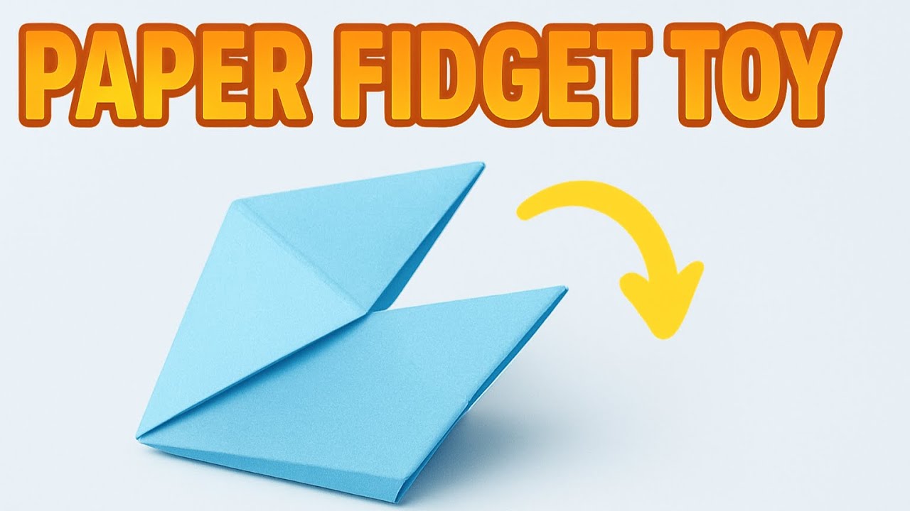 Origami Fidget Toy | Easy Paper Flexagon Tutorial - YouTube