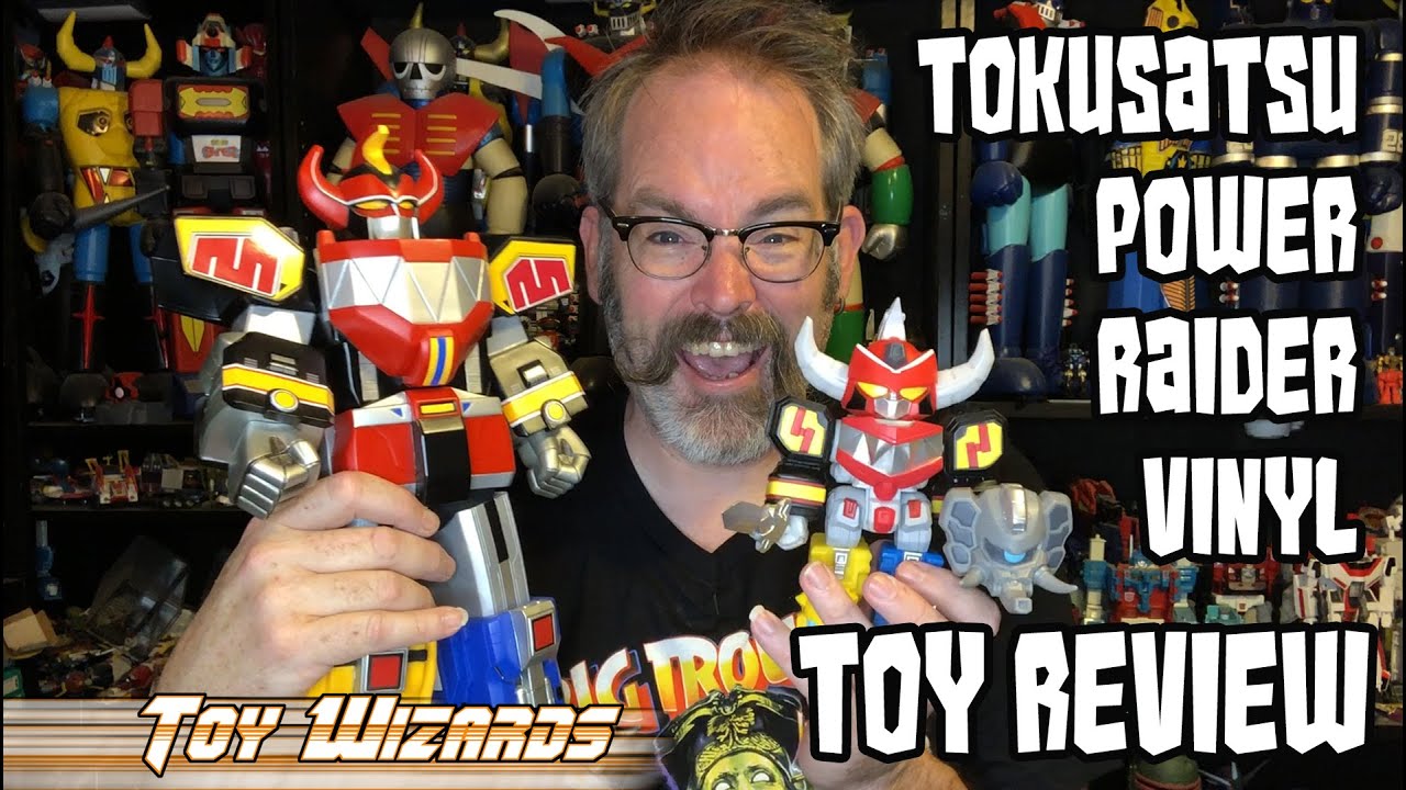 Power Raider by Black Seed Toys x Tokusatsu Vinyl Toy Review MMPR ...