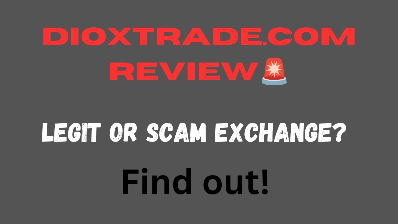 Dioxtrade.com review || legit or scam? Find out now! - YouTube