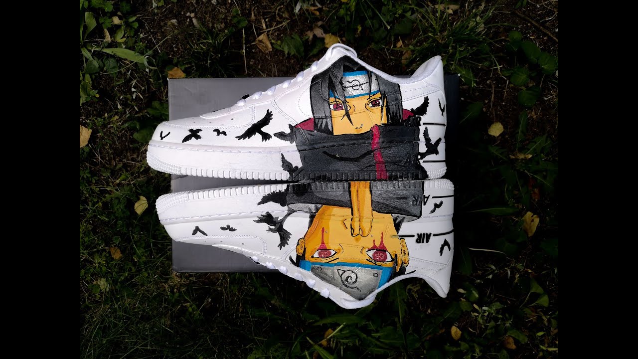 ITACHI x SHISUI Custom Air Force 1 - YouTube