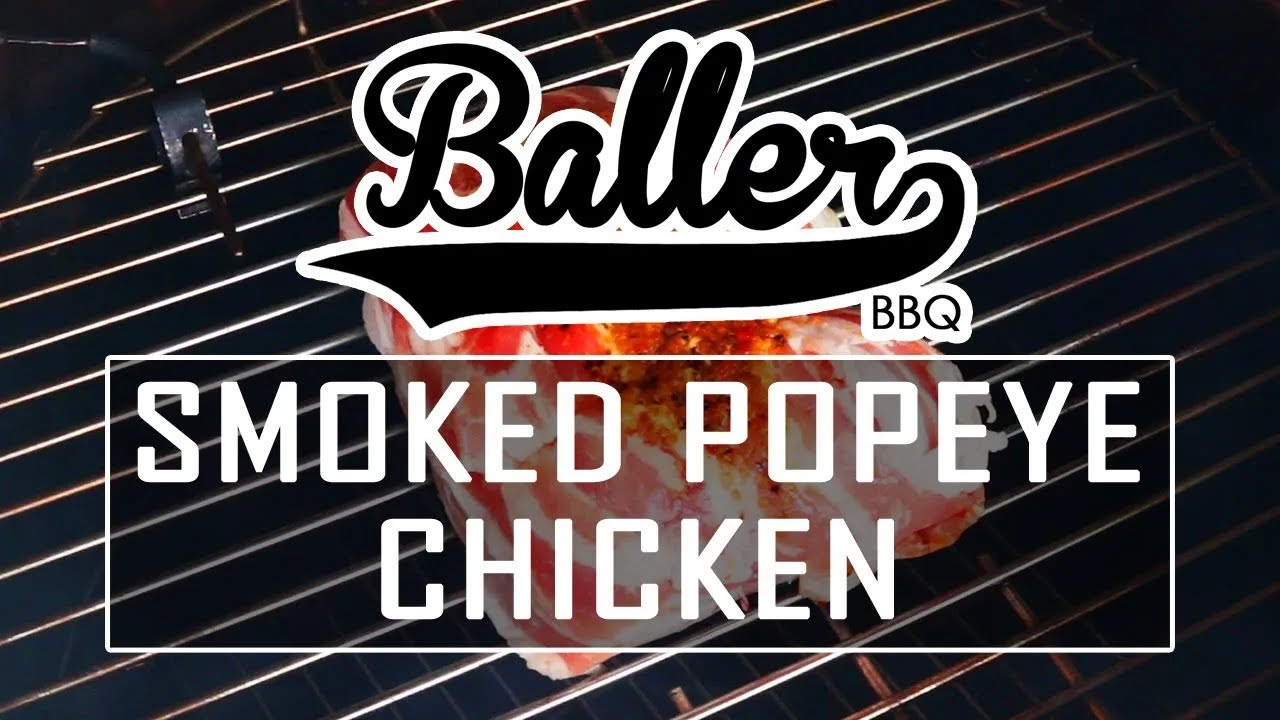 Smoked Chicken Roll Recipe BBQ Recipe | Baller BBQ - YouTube