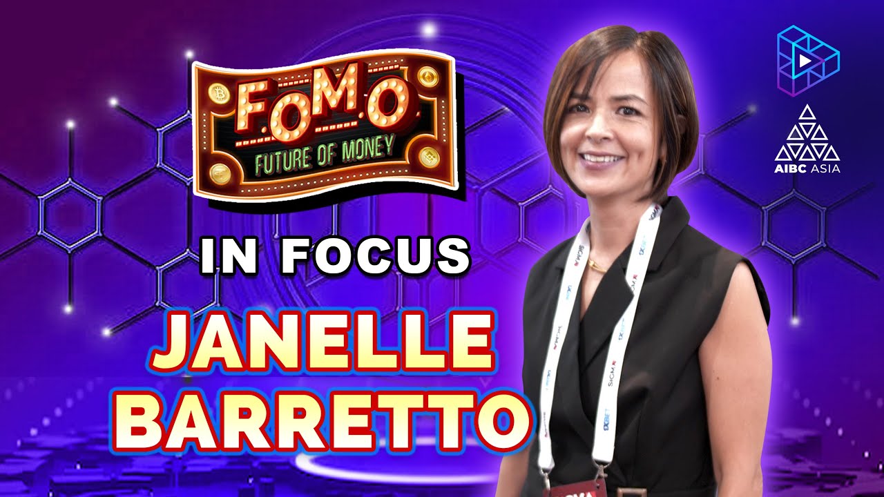 Janelle Barretto of Philippine Blockchain week at AIBC Summit Manila ...