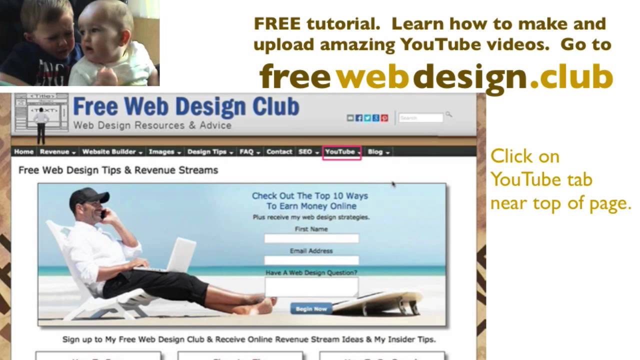 Free YouTube Tutorial - YouTube