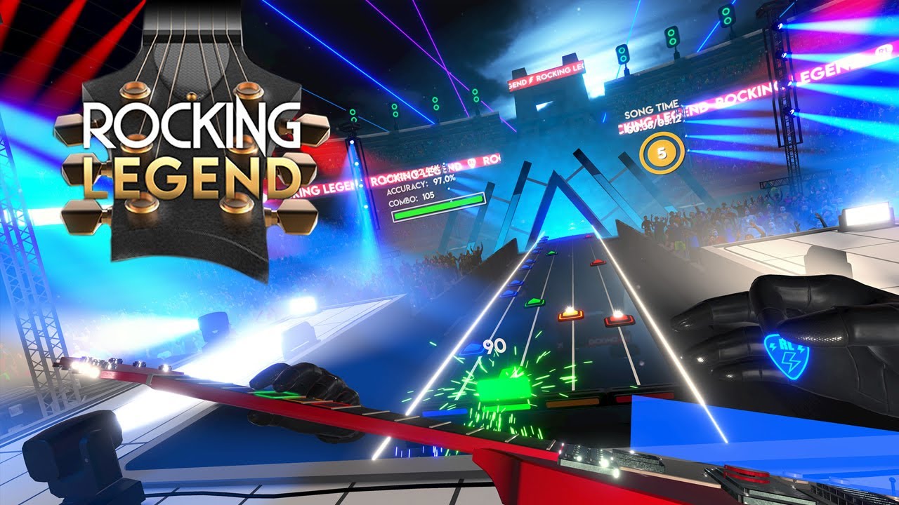ROCKING LEGEND VR - GUITAR HERO EM REALIDADE VIRTUAL ? GAMEPLAY E ...