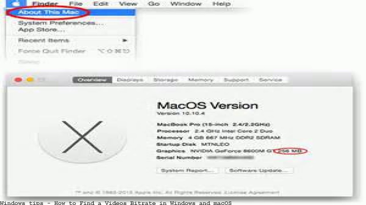 How to Find a Videos Bitrate in Windows and macOS - YouTube