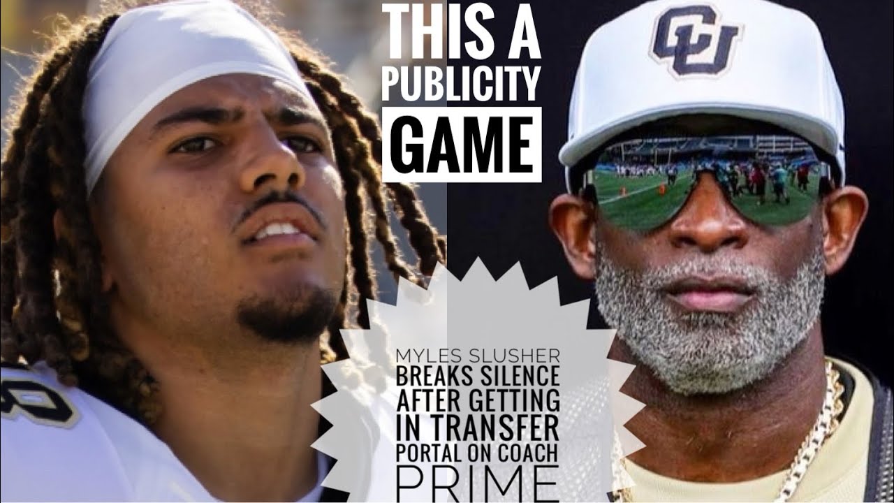 Myles Slusher BREAKS SILENCE After Getting In Portal On Coach Prime ...