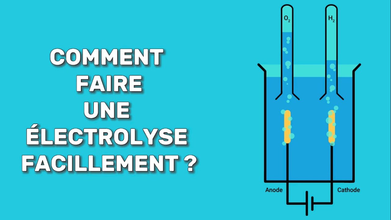 Comment faire une électrolyse facilement ? - YouTube
