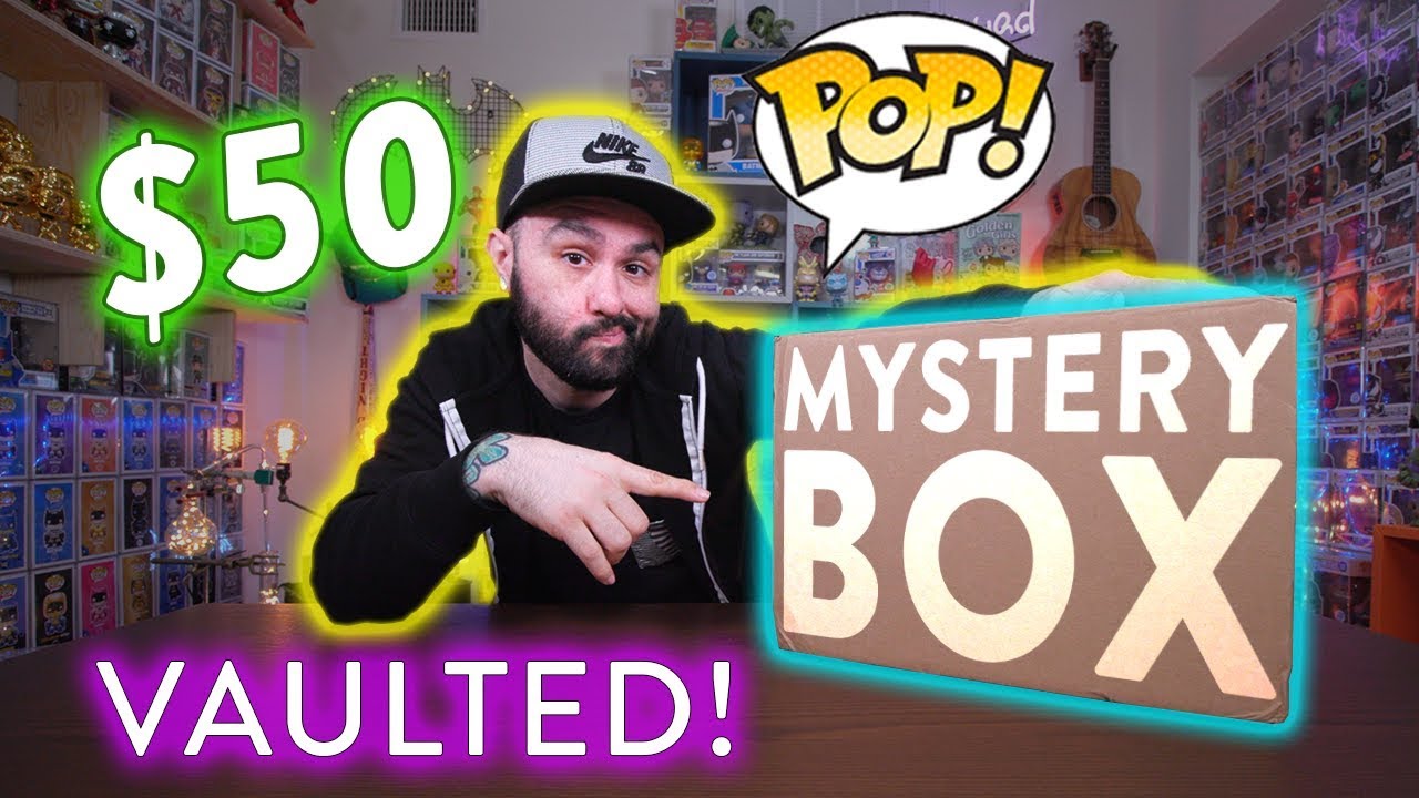 $50 Funko Pop Mystery Box - Rare VAULTED Pop! - YouTube