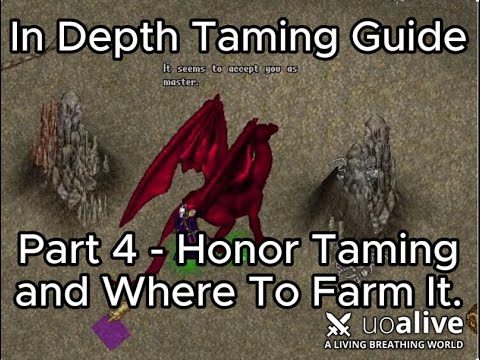 In Depth Taming Guide - Part 4. Ultima Online - YouTube