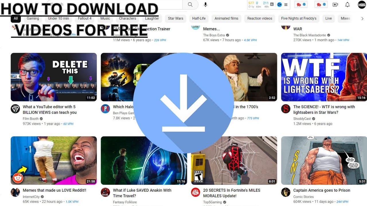 HOW TO DOWNLOAD VIDEOS FOR FREE (2023) - YouTube
