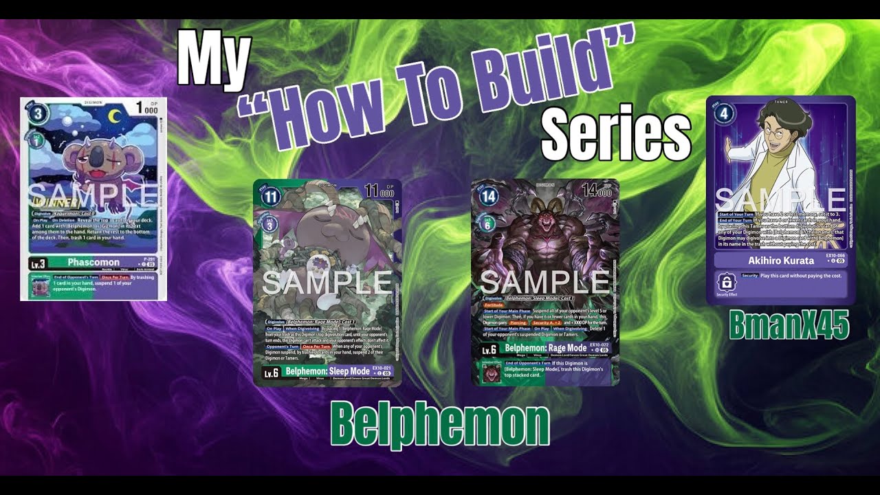 Digimon TCG: How to Build Series - Belphemon - YouTube