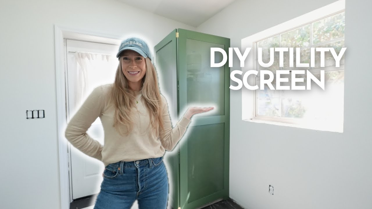 DIY Utility Screen - YouTube