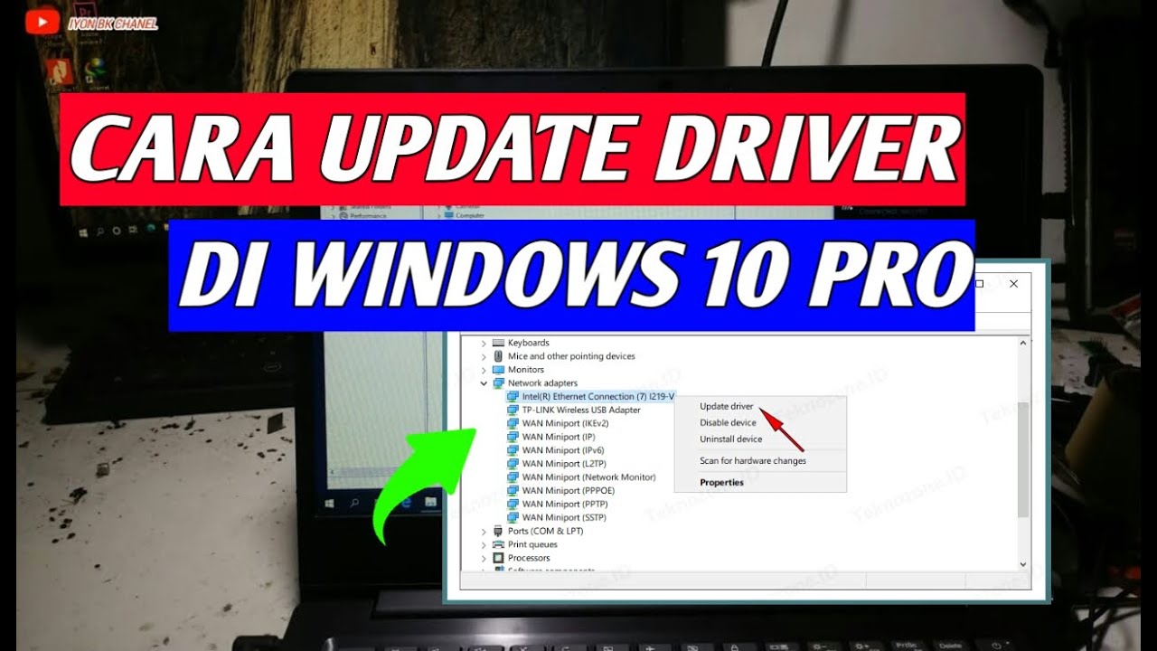TUTORIAL || CARA UPDATE DRIVER HABIS INSTAL WINDOWS 10 - YouTube