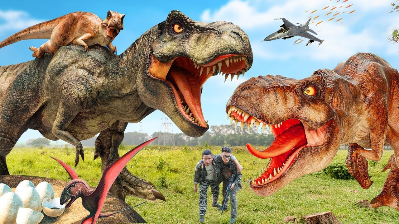 Most Dramatic T-rex Hunting | T-Rex Chase 9 | Jurassic Park Fan-Made ...