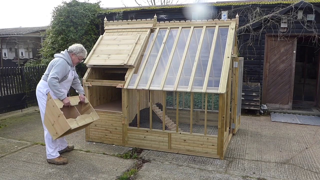 A bespoke chicken house for a victorian walled garden - YouTube