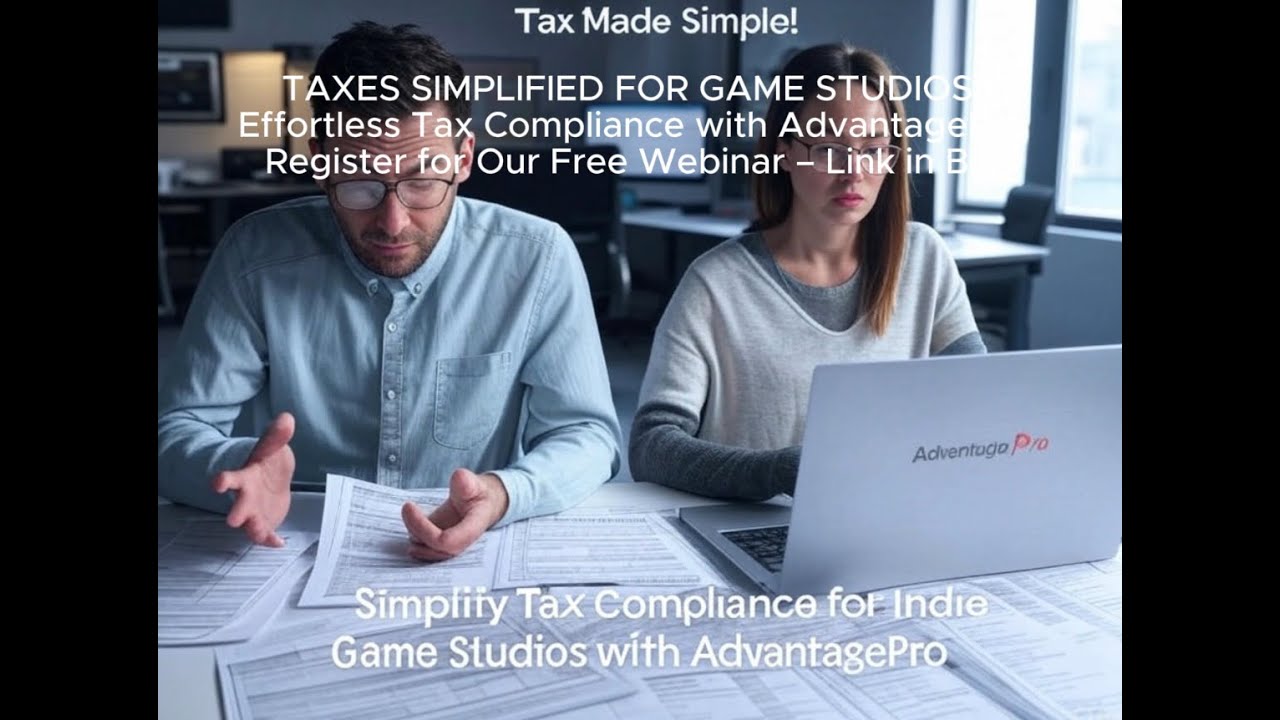Tax compliance for indie game studios |Simplify tax filing for game ...