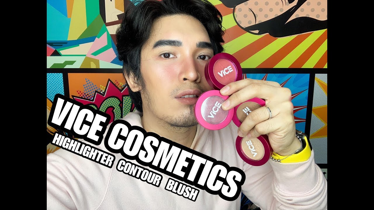 VICE COSMETICS' HIGHLIGHTER, CONTOUR, & BLUSH REVIEW #vicecosmetics ...