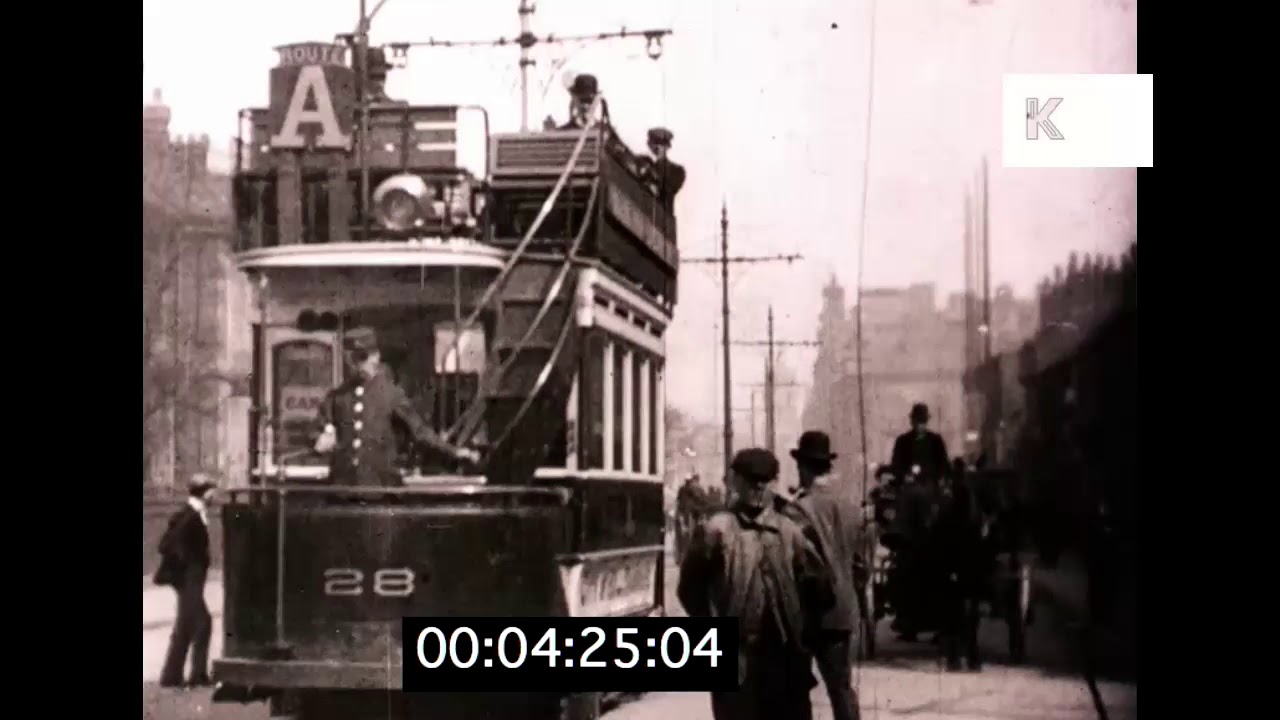 Turn of the Century Hull Street Scenes, 1900s UK from 35mm - YouTube