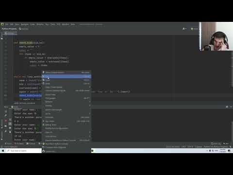 A Bidding Auction Built With Python Using Dictionaries - YouTube