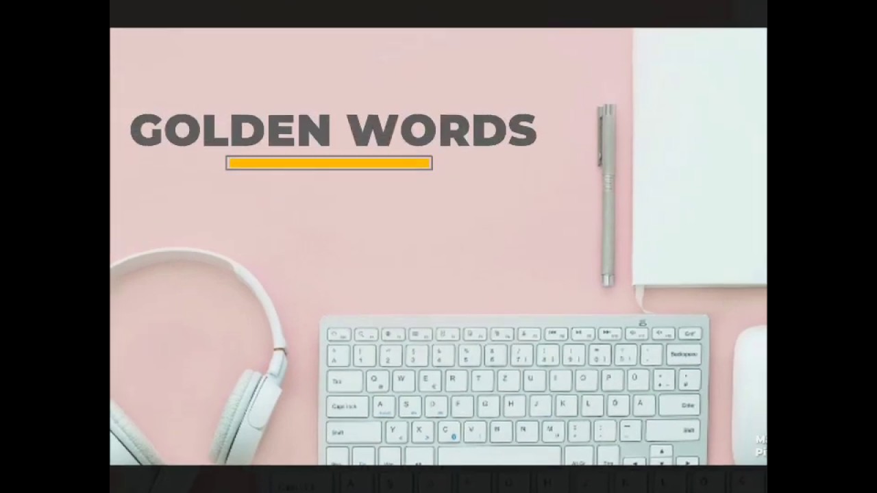 Golden Words/04 - YouTube