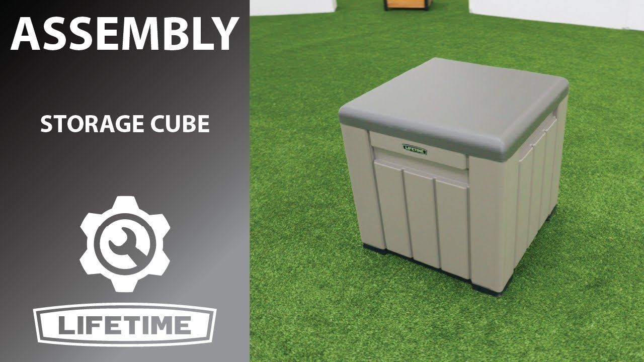 Lifetime Storage Cube | Lifetime Assembly Video - YouTube
