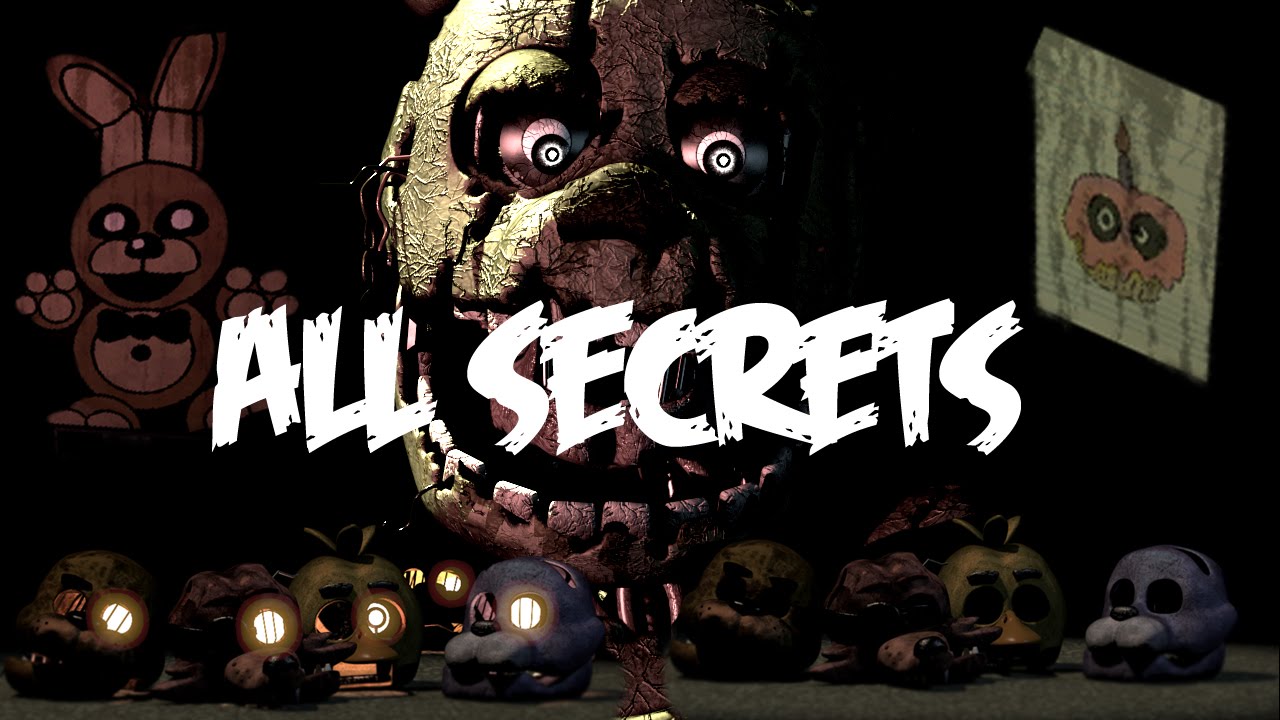 Five Nights at Freddy's 3 | All Secrets | Gamefiles Decompiled - YouTube