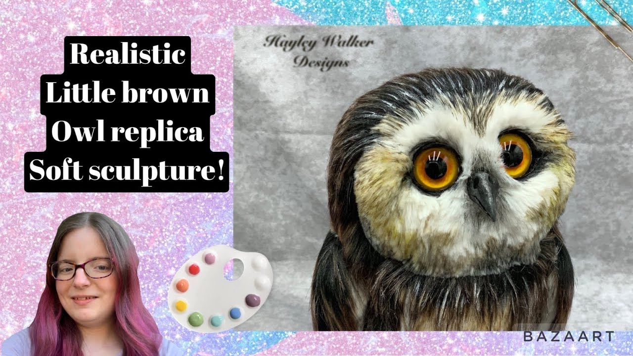 SUPER realistic Owl replica - art doll - soft sculpture - film prop ...