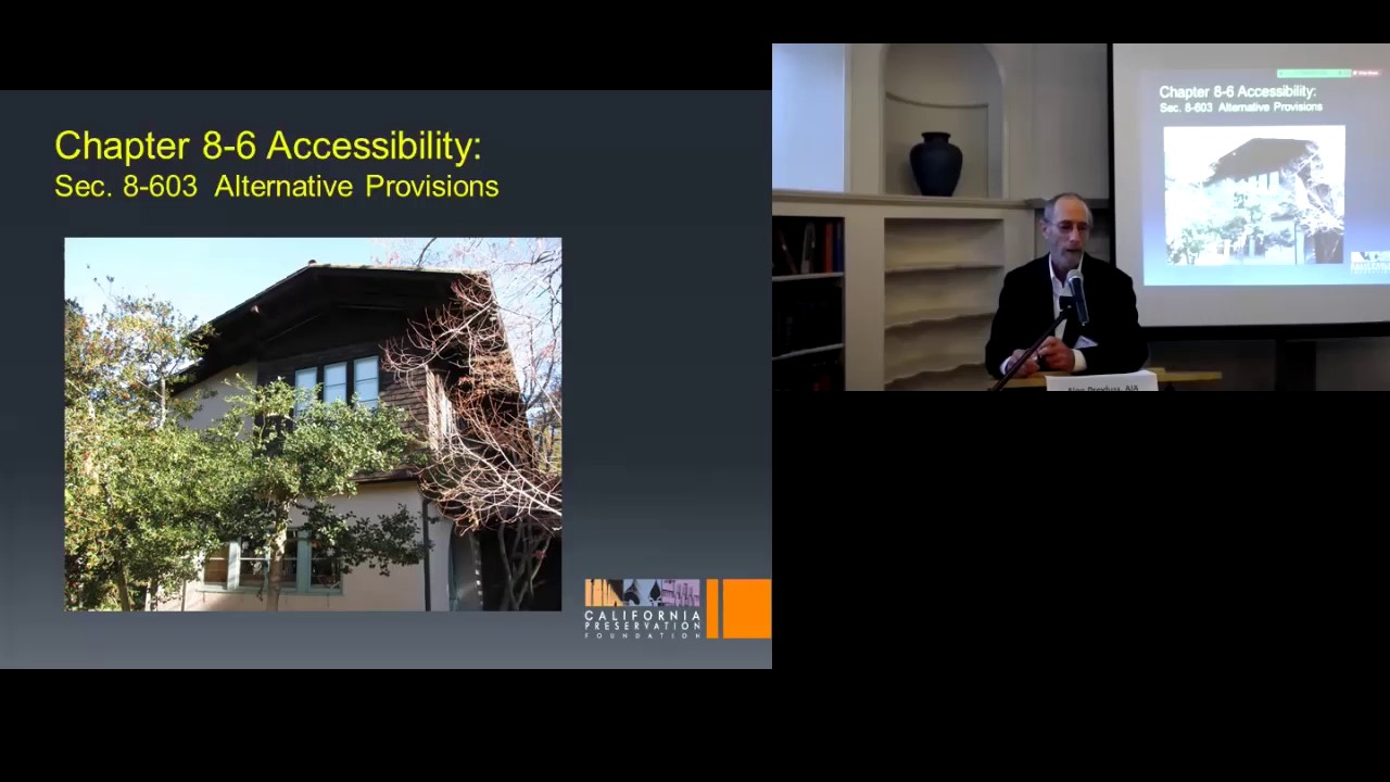 4 The CHBC, Chapter 6 Accessibility Alan Dreyfuss - YouTube