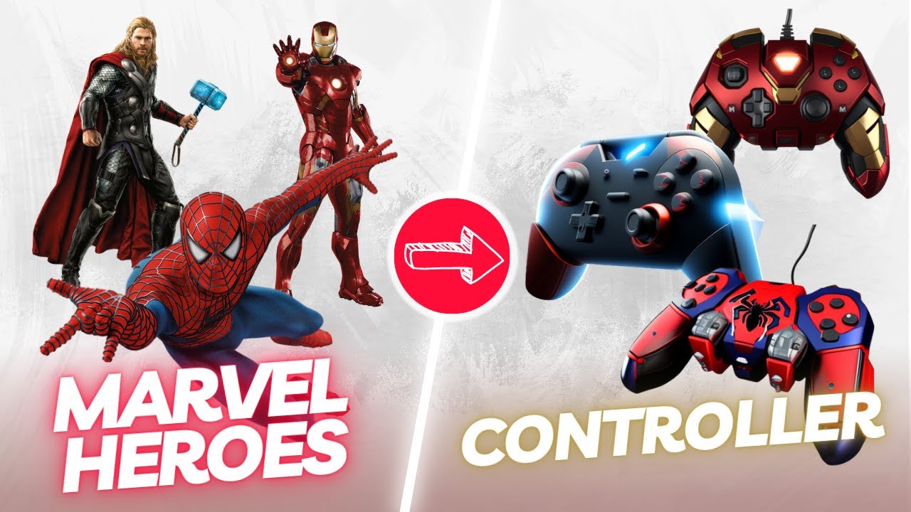 Marvel Heroes BUT Controller ?! 😍😱 | Fusion AI Art - YouTube