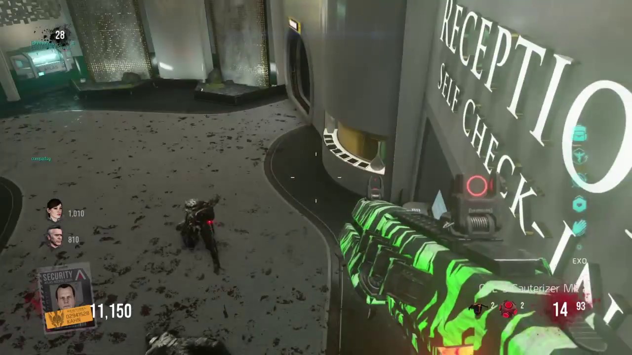 COD AW ZOMBIES DECENT GLITCH MADNESS - YouTube