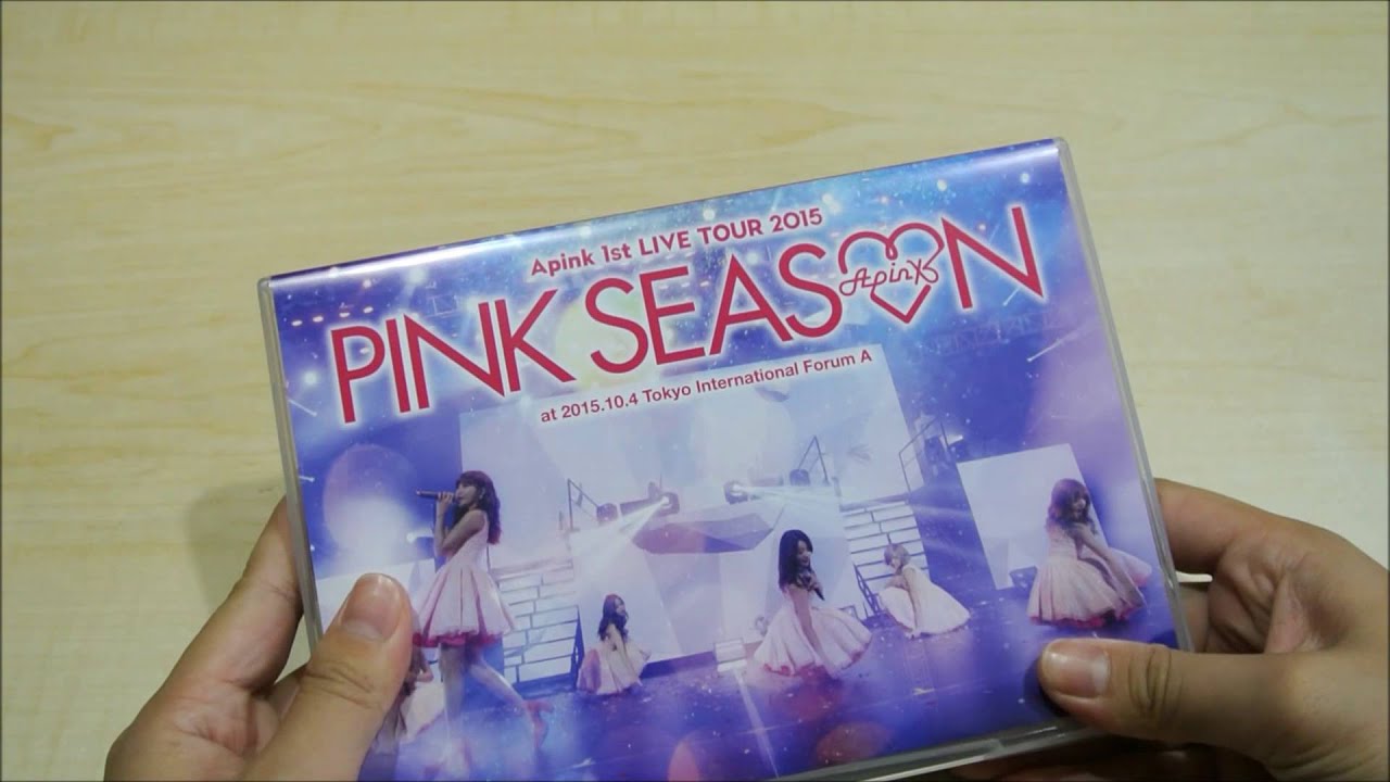 APINK 1st LIVE TOUR -PINK SEASON- [DVD] UNBOXING! - YouTube
