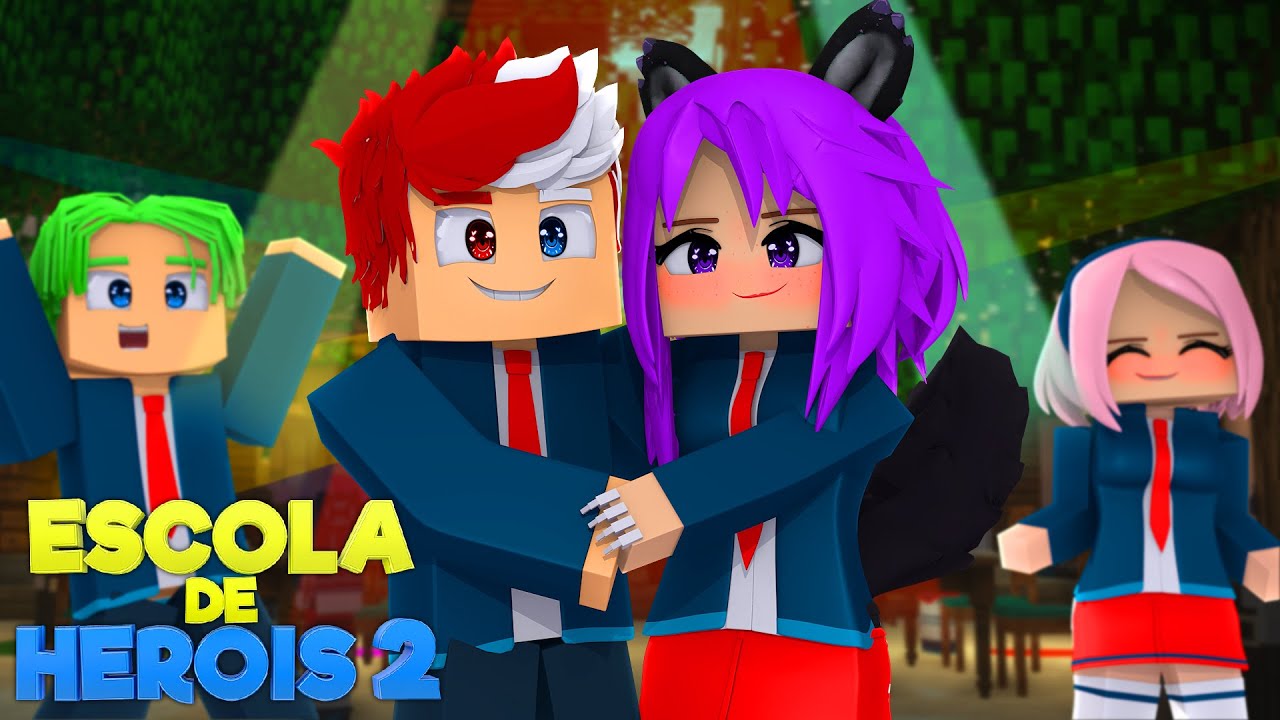 Minecraft: FESTA DE HERÓIS - ESCOLA DE HEROIS 2 Ep.07 ‹‹ P3DRU ›› - YouTube
