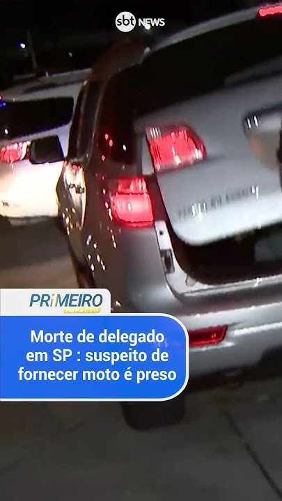 Morte de delegado em SP: suspeito de fornecer moto é preso - YouTube