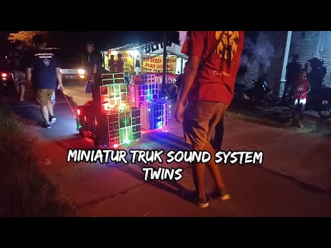 miniatur pawai keliling desa ngampel || miniatur truk sound system ...