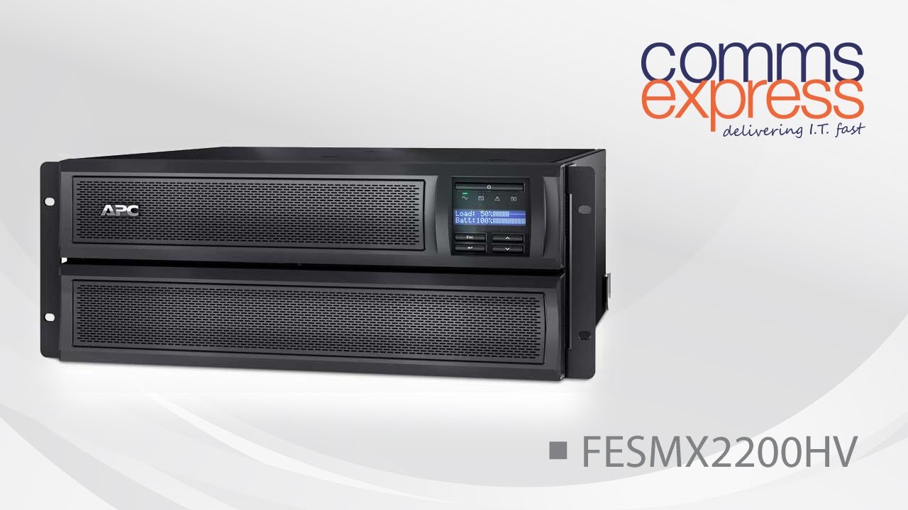 APC SMX2200HV Smart-UPS X 2200VA - YouTube