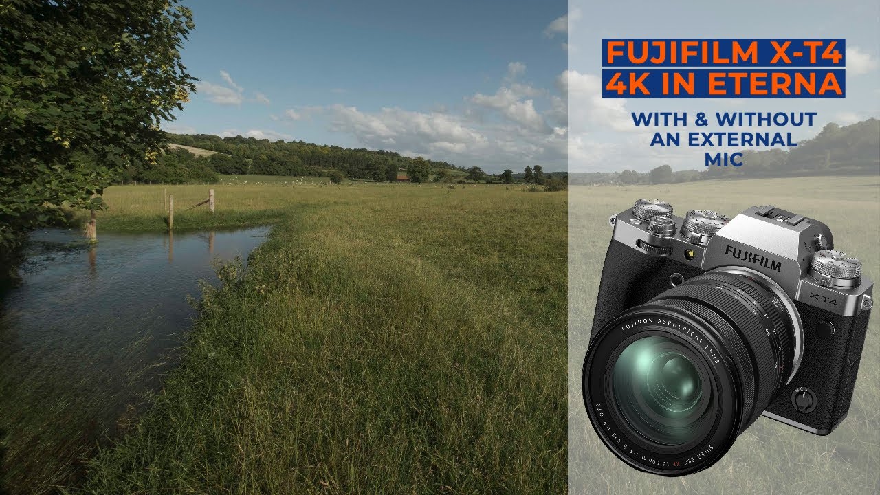 Fujifilm X T4 4K Sample Footage with and without an external mic