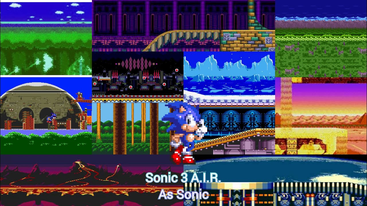 Sonic 3 A.I.R. as Sonic | Season 1 | Gameplay Sonic 3 A.I.R. - YouTube