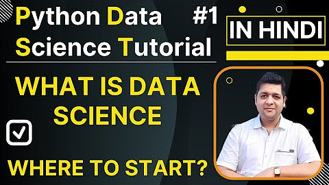 Data Science Tutorial in Hindi by Datacode with Sharad - YouTube