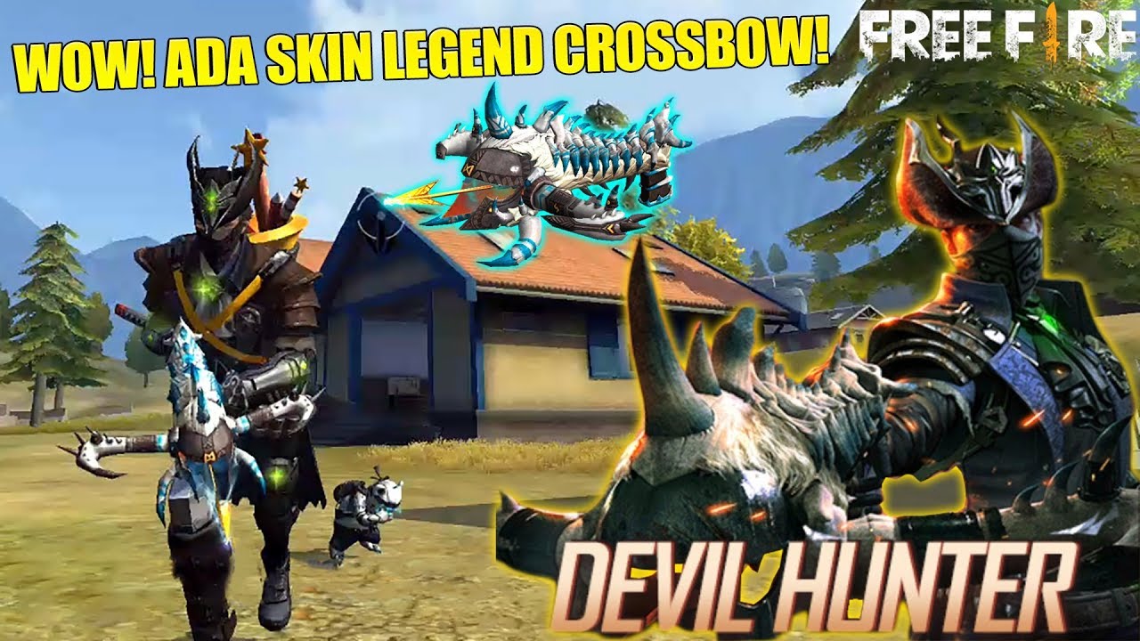 SKIN LEGEND CROSSBOW & BUNDLE DEVIL HUNTER - KEPALA MUSUH AUTO PECAH ...