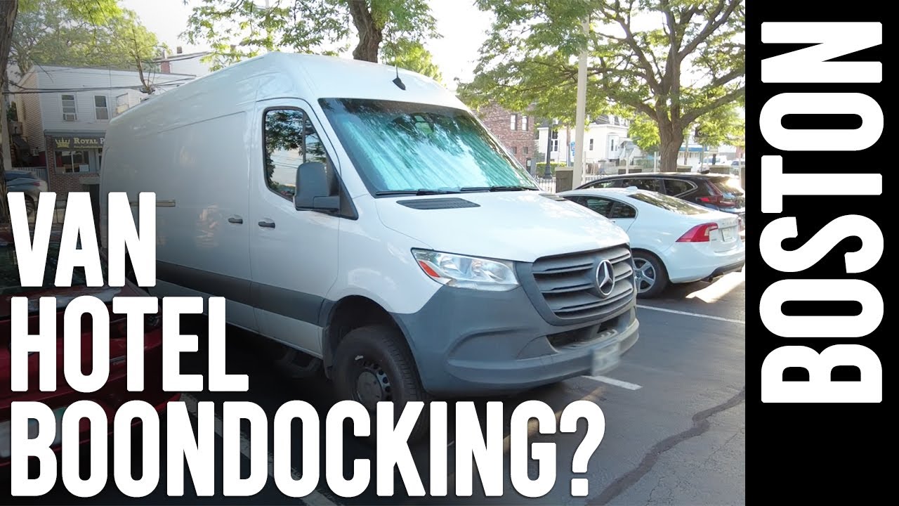 Van Boondocking at Hotel - Is it still really boondocking? - YouTube